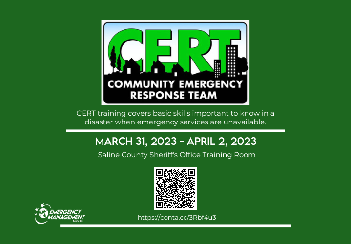 2023 CERT Basic Training - Saline County - Saline County
